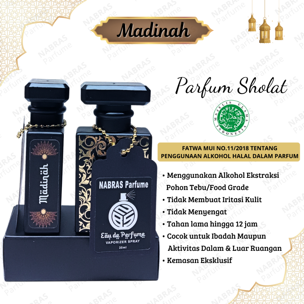 Jual PARFUM MADINAH PARFUM ARAB ASLI MINYAK WANGI SHOLAT HALAL PARFUM ...