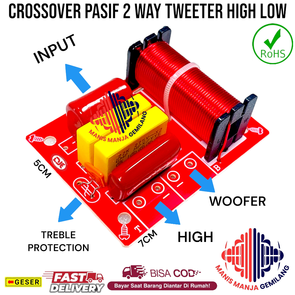 Jual Kit Crossover Pasif 2 Way LOW HIGH Berkwalitas | Shopee Indonesia