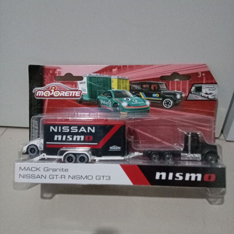 Jual mack granite vs nissan gtr nismo gt3 majorette race trailer nissan ...