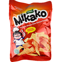 Jual MIKAKO SNACK ANEKA RASA SAMBAL BALADO, AYAM BAWANG, BAWANG, KIMCHI ...