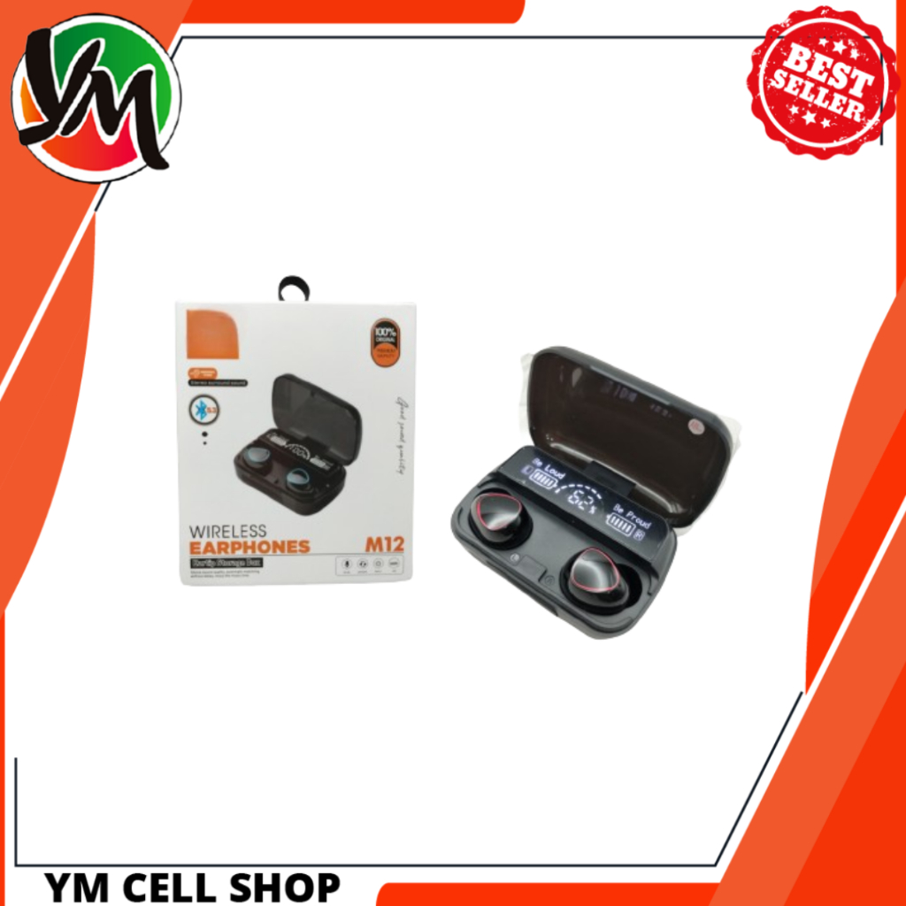 Jual HANDSFREE BLUETOOTH TWS M12 Bluetooth Earphone Mini Earbuds ...