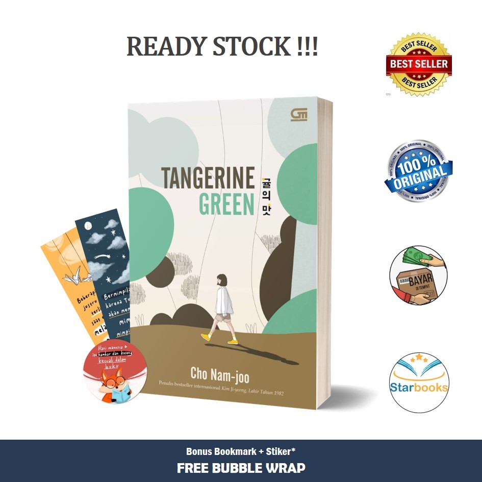 Jual Buku Tangerine Green By Cho Nam-Joo - Gramedia (Novel) | Shopee ...