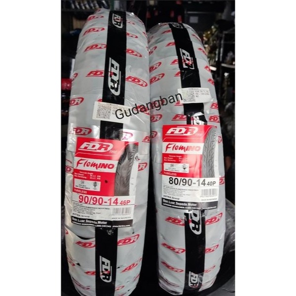 Jual ( PAKET 2 BAN ) 80 90 14 & 90 90 14 FDR (CEK VARIAN !!! Flemino ...