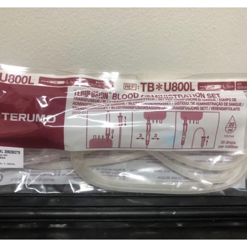 Jual tranfusi blood terumo, bloodset terumo, transfusion set terumo ...