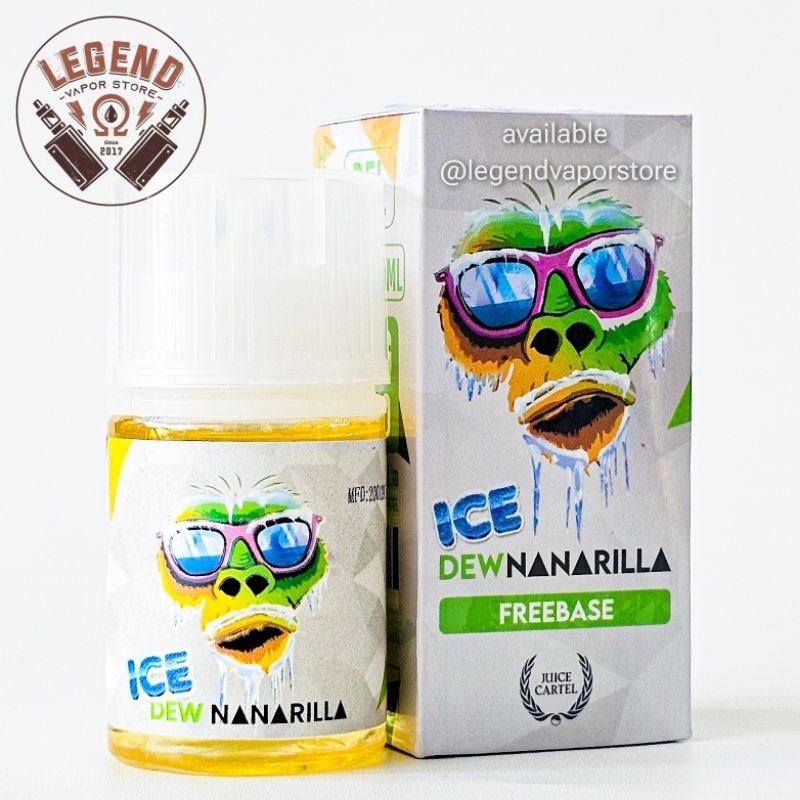 Jual FREEBASE - LIQUID DEWNANARILLA ICE Honeydew Banana Smoothies Ice ...