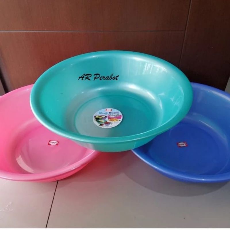 Jual BASKOM SHINPO JUMBO/BASKOM SHINPO DIAMETER 48CM/BASSKOM PLASTIK ...