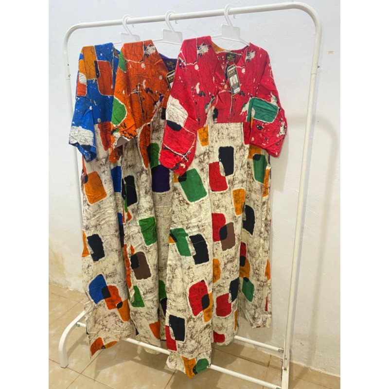 Jual Daster kekinian ( MARISA ) motif batik, kancing miring , lengan ...