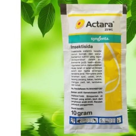 Jual Actara 25 WG 10 gr Thiametoxam insektisida sistemik racun hama ...