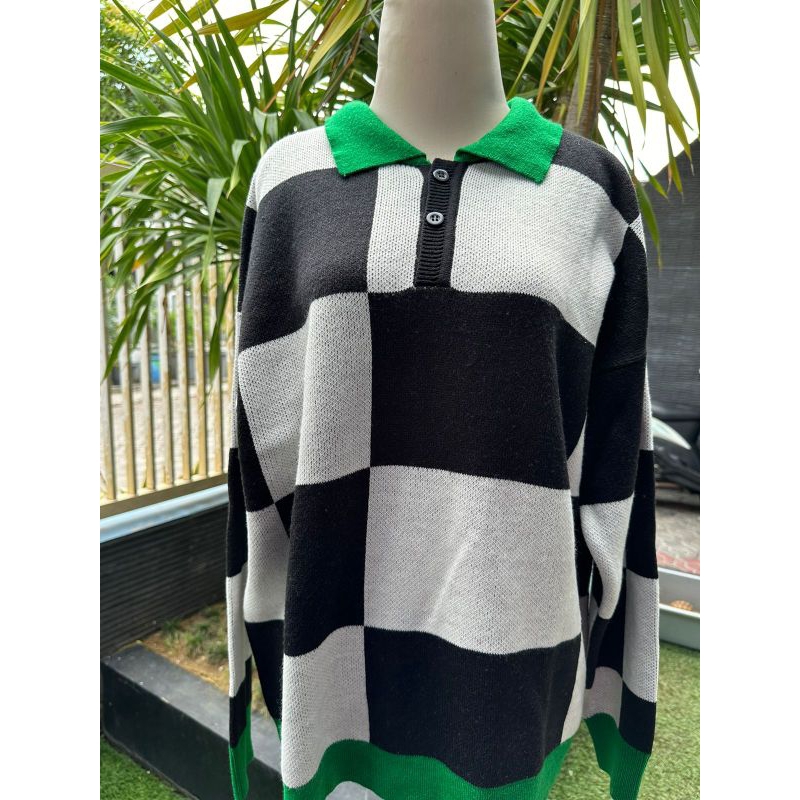 Jual EMERALD CHECKERED POLO SHIRT | Shopee Indonesia
