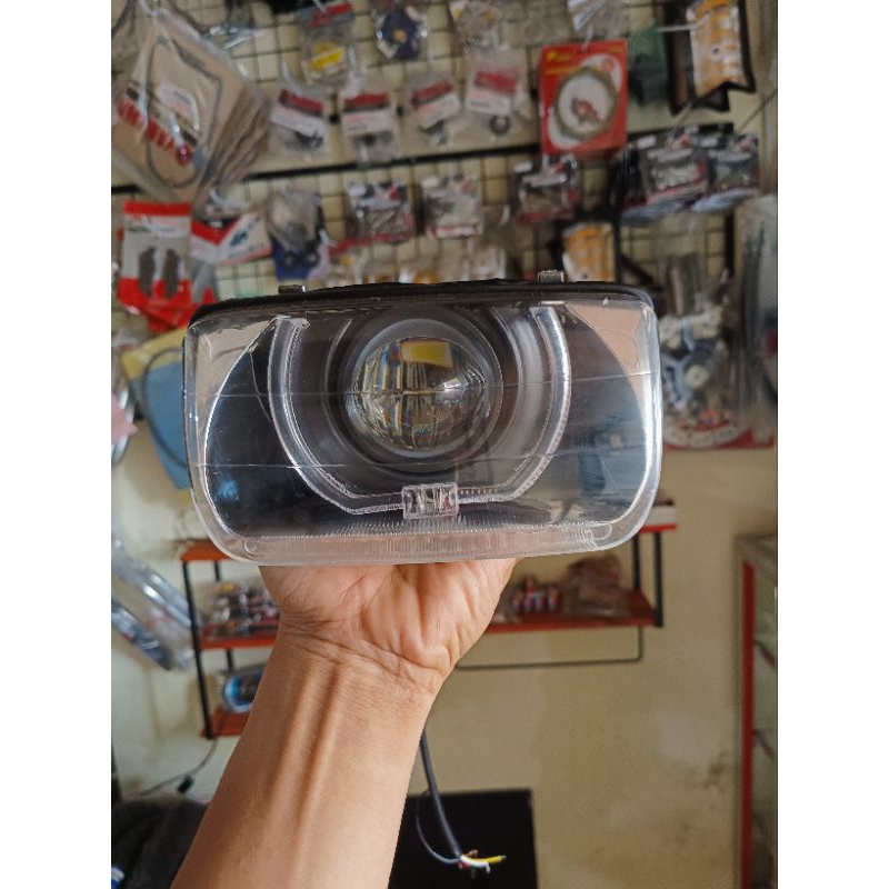 Jual LAMPU DEPAN HONDA GRAND MODIF BILED PROJIE MODEL BILED | Shopee ...