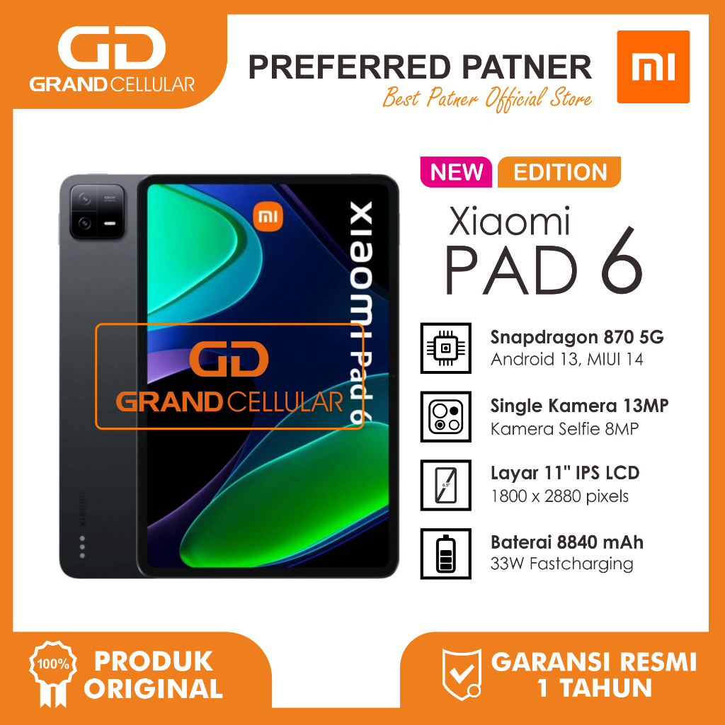 Jual XIAOMI PAD 6 - REDMI PAD 6 Garansi Resmi | Shopee Indonesia
