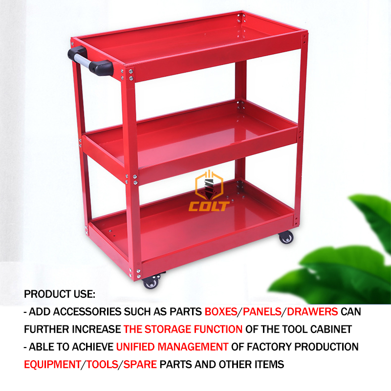 Jual Reaim Trollies Bengkel Rak 3 Susun Trolly Trolley perkakas tools ...