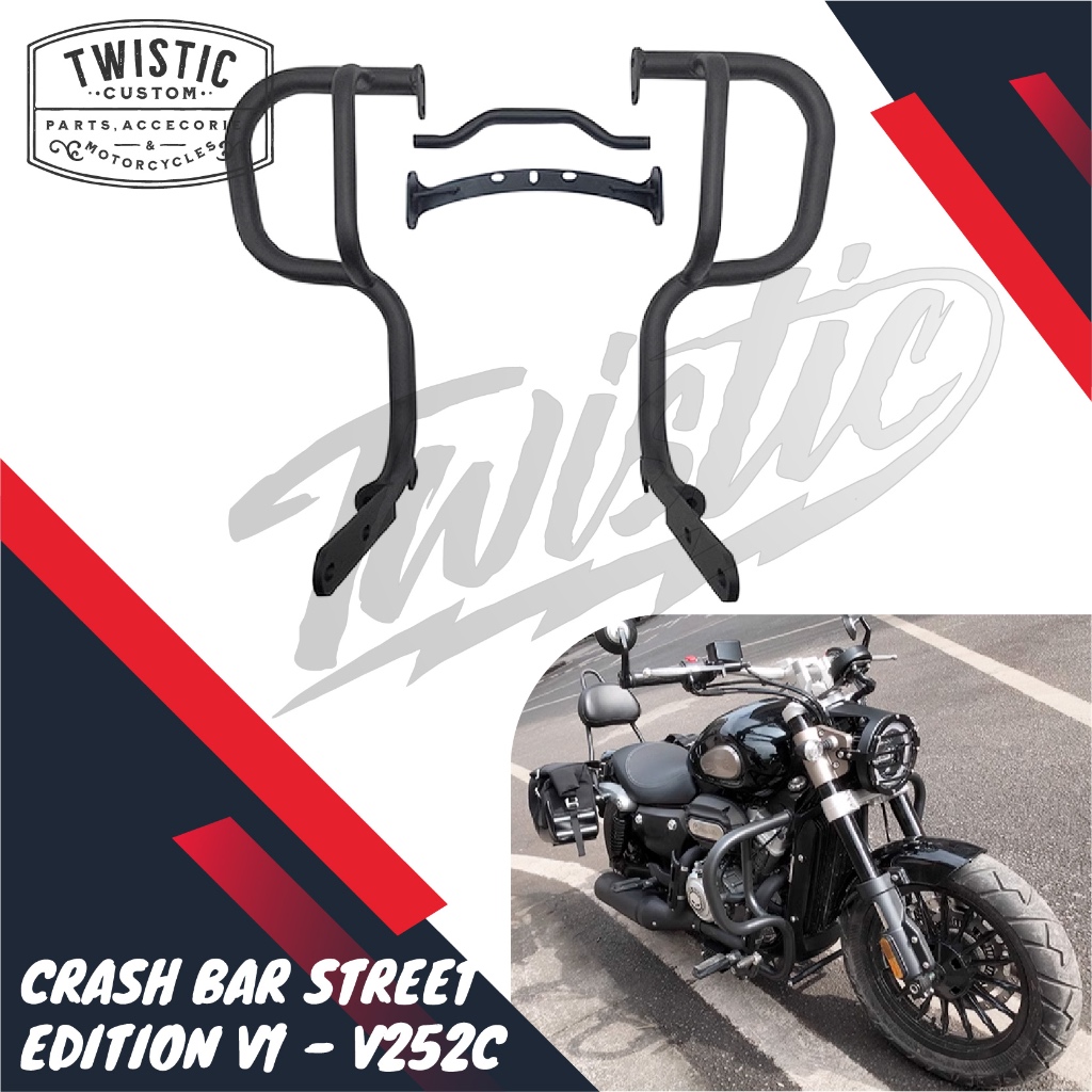 Jual Engine Guard Crash Bar Street Edition V1 Keeway Benda V252C V 252 ...
