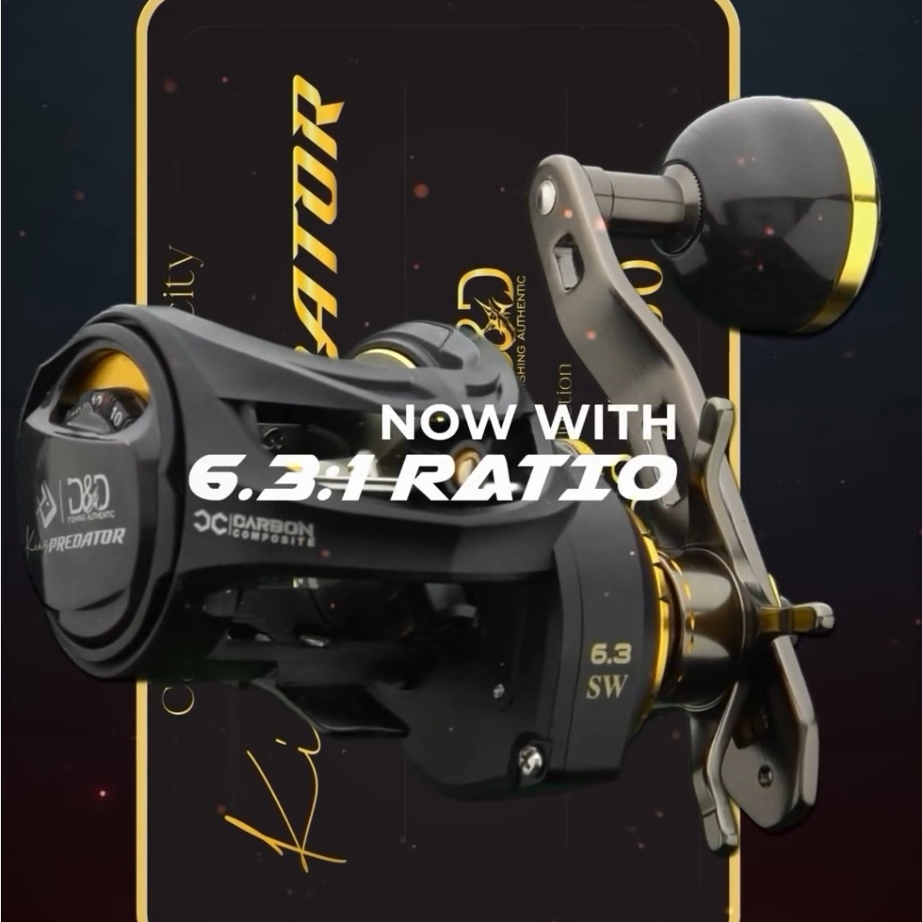 Jual reel BC daido predator DND limited edition | Shopee Indonesia