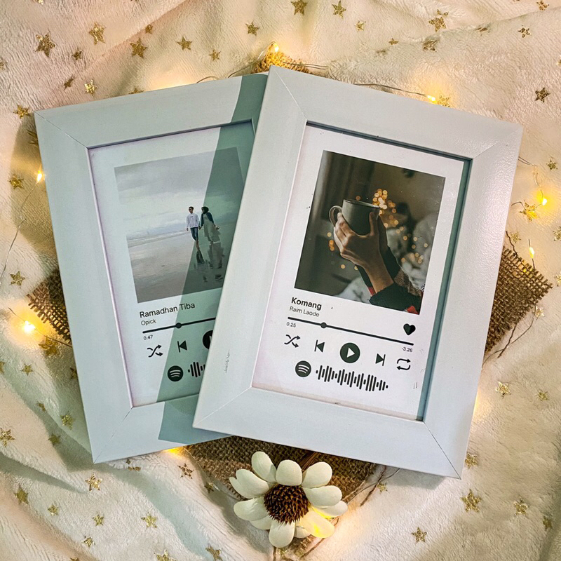 Jual SPOTIFY MUSIC FRAME (FREE BOX)/BINGKAI SPOTIFY/BINGKAI FOTO/KADO ...