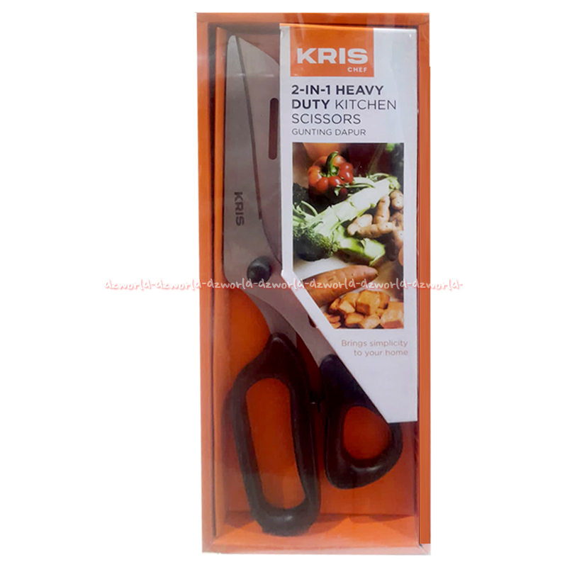 Jual Krischef Heavy Duty Kitchen Shears Gunting Serbaguna Hitam Kris ...