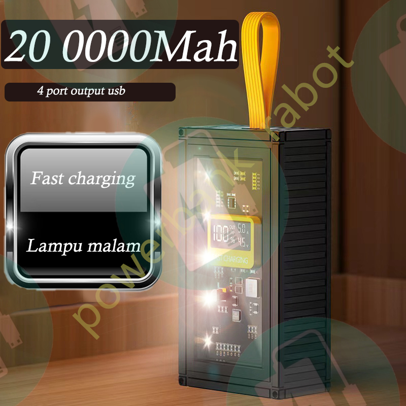 Jual MK Powerbank 200000 mah power bank fast charging powerbank 4 ...