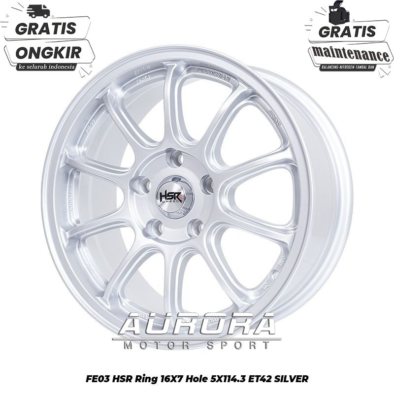 Jual VELG MOBIL RING 16 BAUT 5X114,3 LEBAR RATA RACING INNOVA LUXIO ...