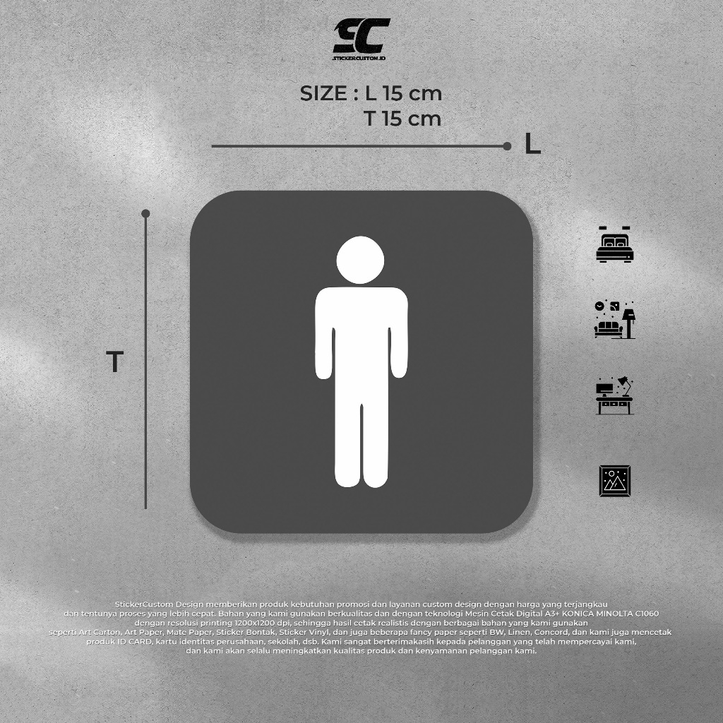 Jual Stiker Men Toilet | Shopee Indonesia