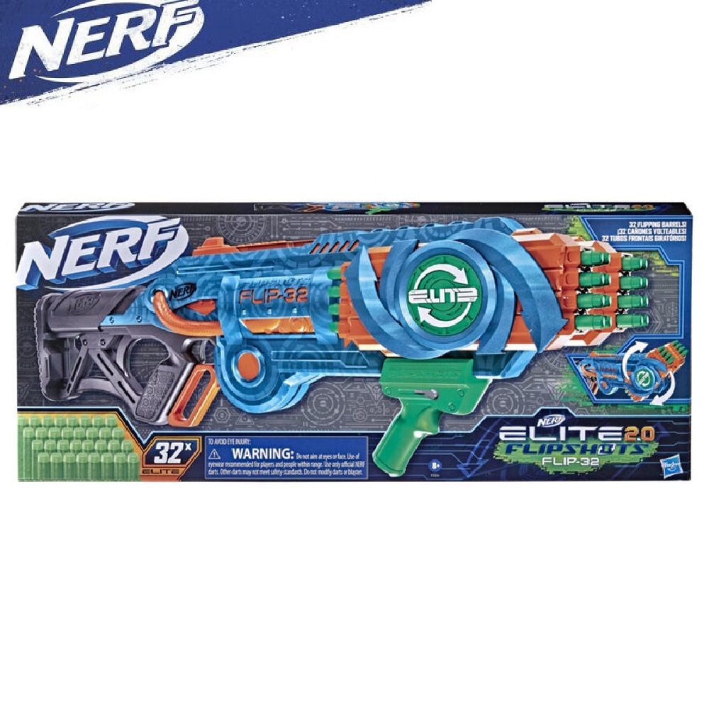 Jual NERF Elite 2.0 Flipshots Flip-32 Blaster NRRF2554 | Shopee Indonesia