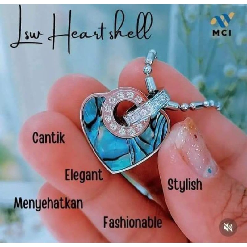 Jual KALUNG HEART SHELL MCI ORIGINAL 100% SEGEL | Shopee Indonesia