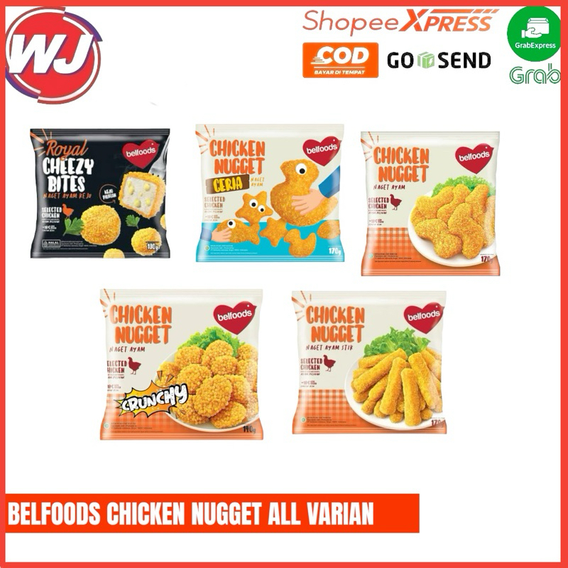 Jual BELFOODS CHICKEN NUGGET ALL VARIAN | Shopee Indonesia
