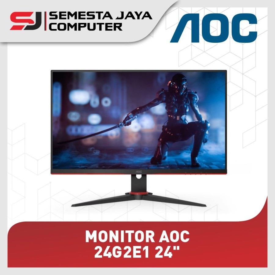 Jual Monitor LED Gaming AOC 24G2E1 24" IPS 100Hz 1ms Frameless 24G2 E1 ...