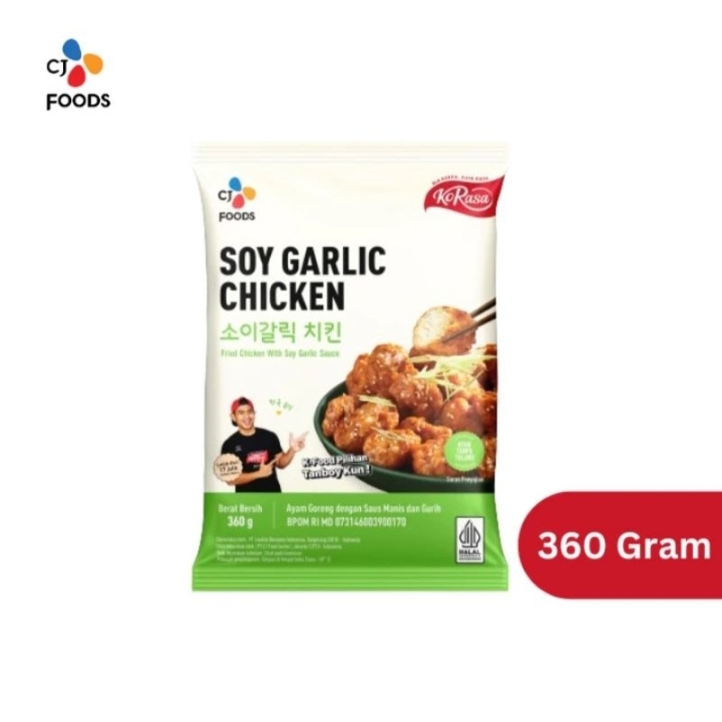 Jual CJ FOODS KORASA Soy Garlic Chicken 360g / Ayam saus manis & gurih | Shopee Indonesia
