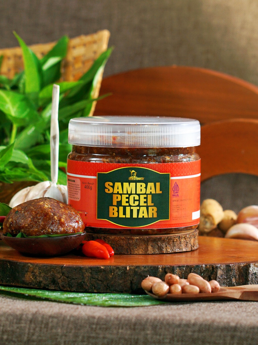 Jual [ pedas, 400g ] SAMBAL PECEL BLITAR | SAMBAL PECEL KHAS BLITAR ...