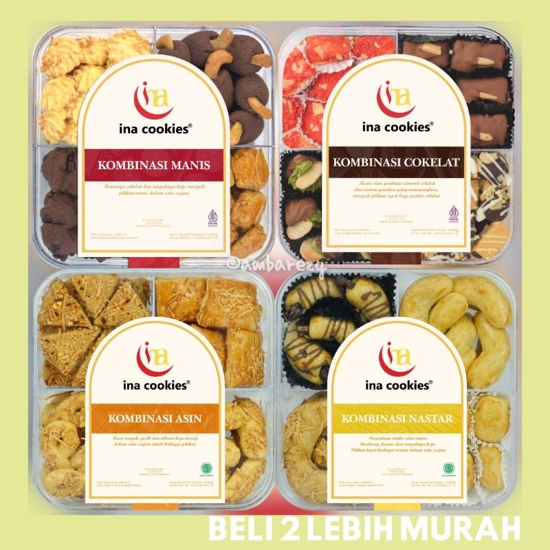 Jual INA Cookies Kombinasi | khusus Sameday/instant | Shopee Indonesia