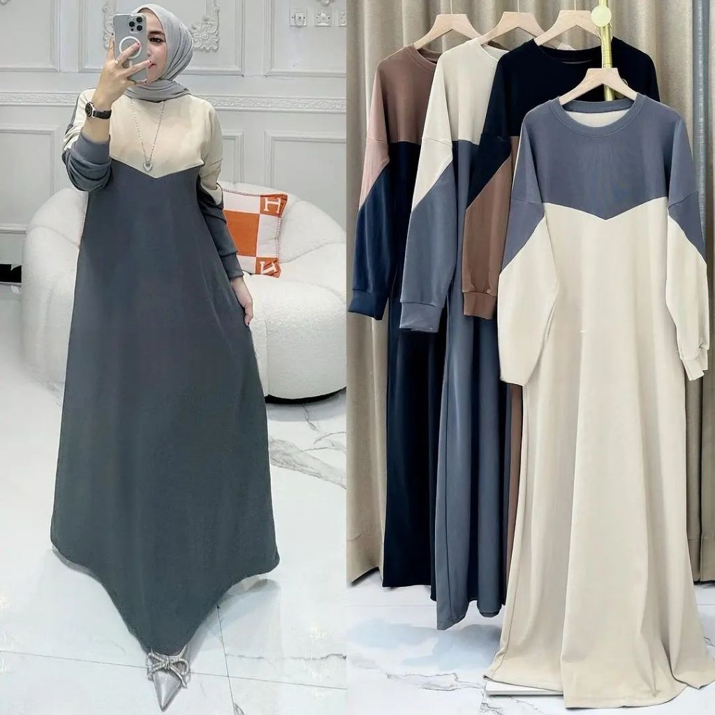 Jual Dress Terbaru Lebaran Wilona Dres Baju Kondangan Wanita Viral ...