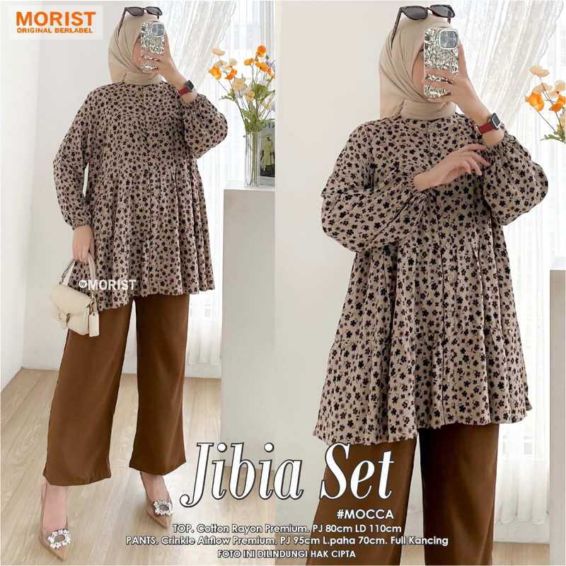 Jual [One Set Setelan Katun Rayon crinkle Terlaris Original Morist Moca ...