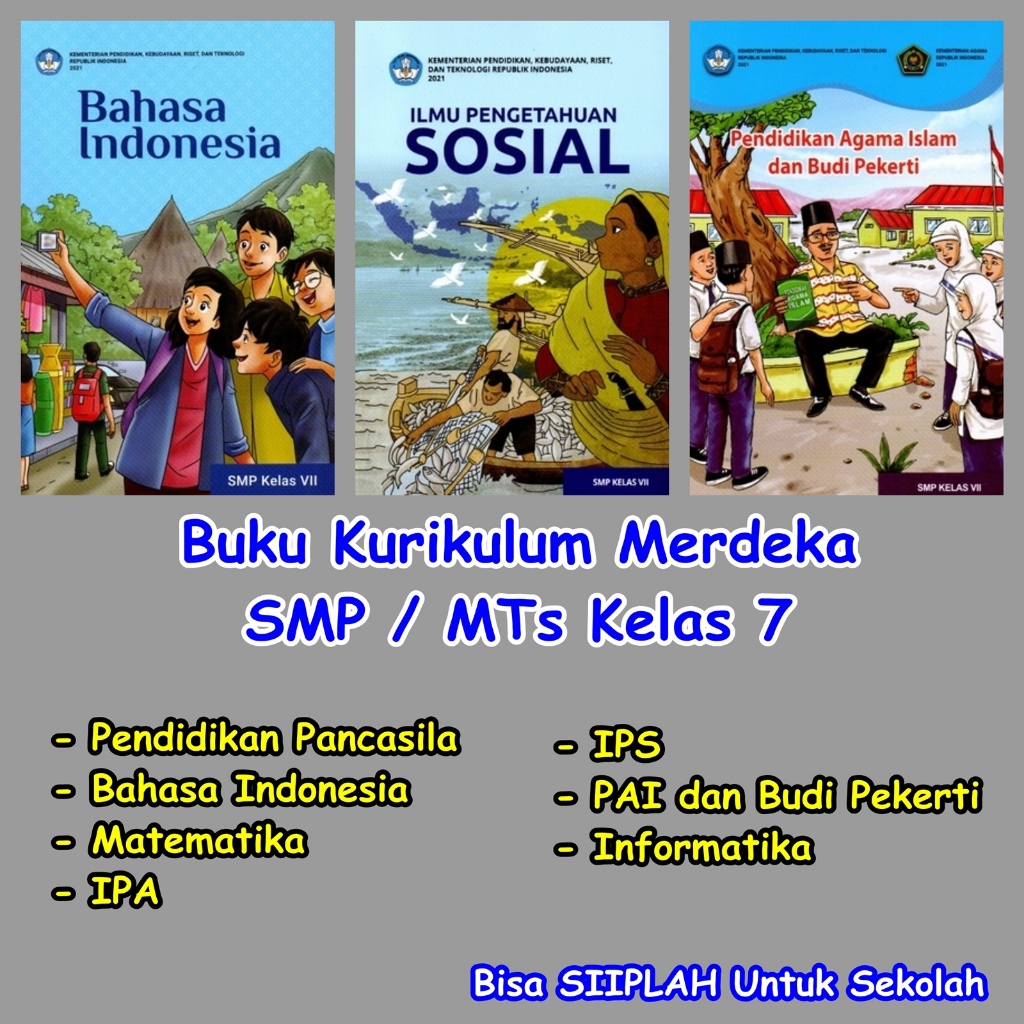 Jual Buku SMP MTs Kelas 7 - Kurikulum Merdeka - KEMENDIKBUD | Shopee ...