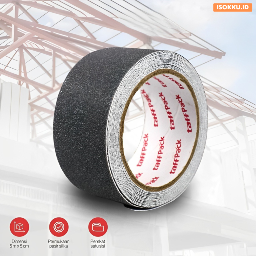 Jual Lakban Anti Slip Lakban Lantai Anti Licin Lakban Safety Grip Ukuran 5m x 5cm 5m x 2.5m ...