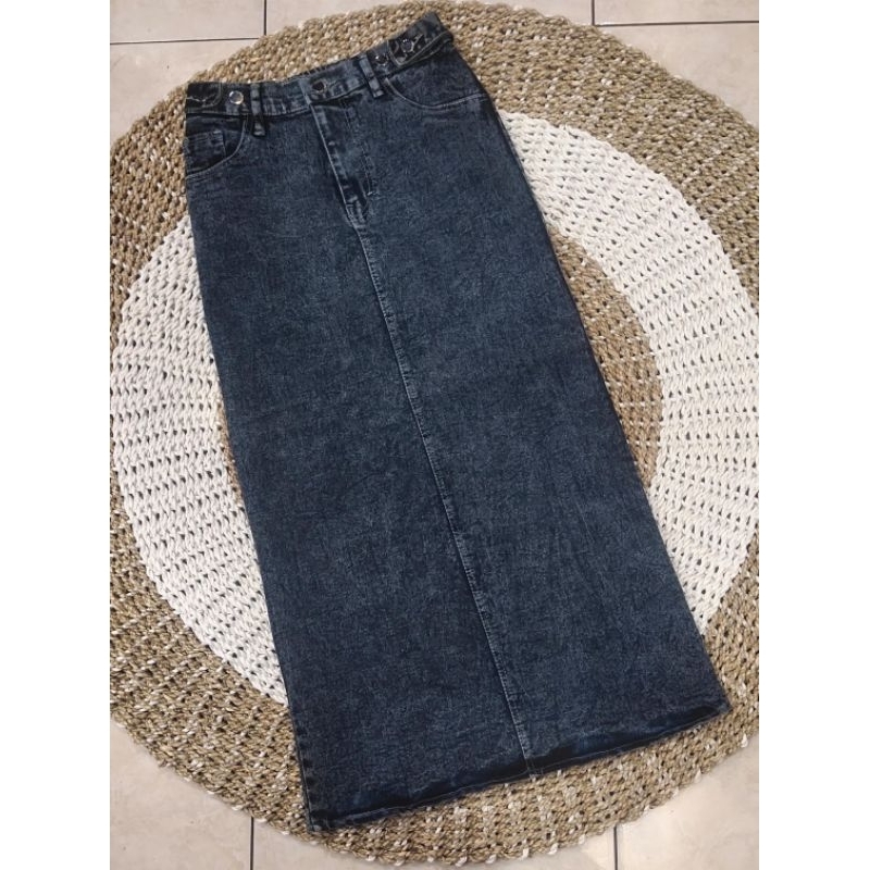 Jual rok span jeans theana rok span skirt | Shopee Indonesia