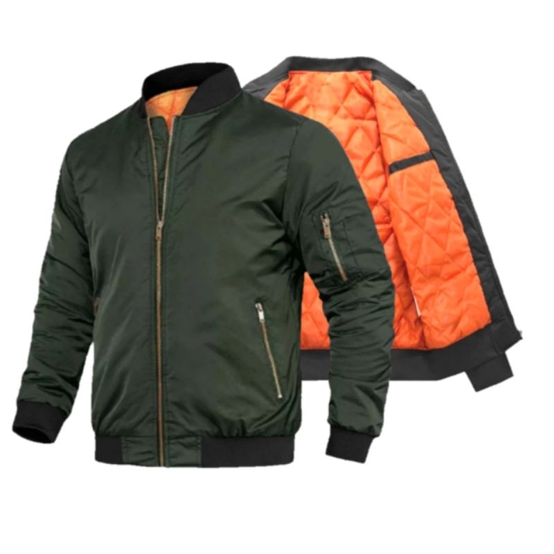 Jual Jacket Bomber Ganjar Sablon & Bordir (BONUS KALENDER 2024 GANJAR ...