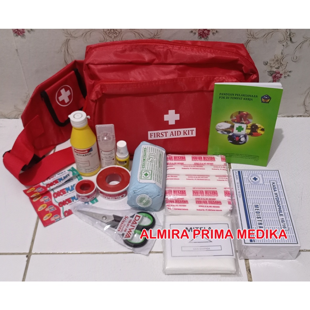 Jual Tas First Aid Kit P3K Pinggang + Isi Lengkap | Shopee Indonesia