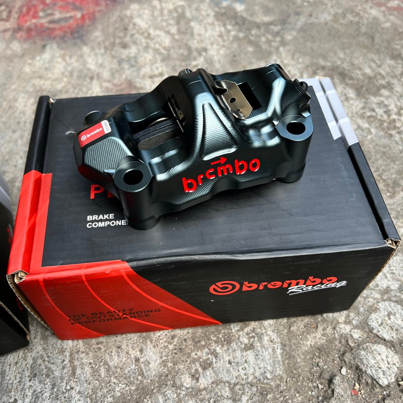 Jual kaliper gp4rx 4piston set breket pnp ninja cakram monoblok set pangkon ninja | Shopee Indonesia
