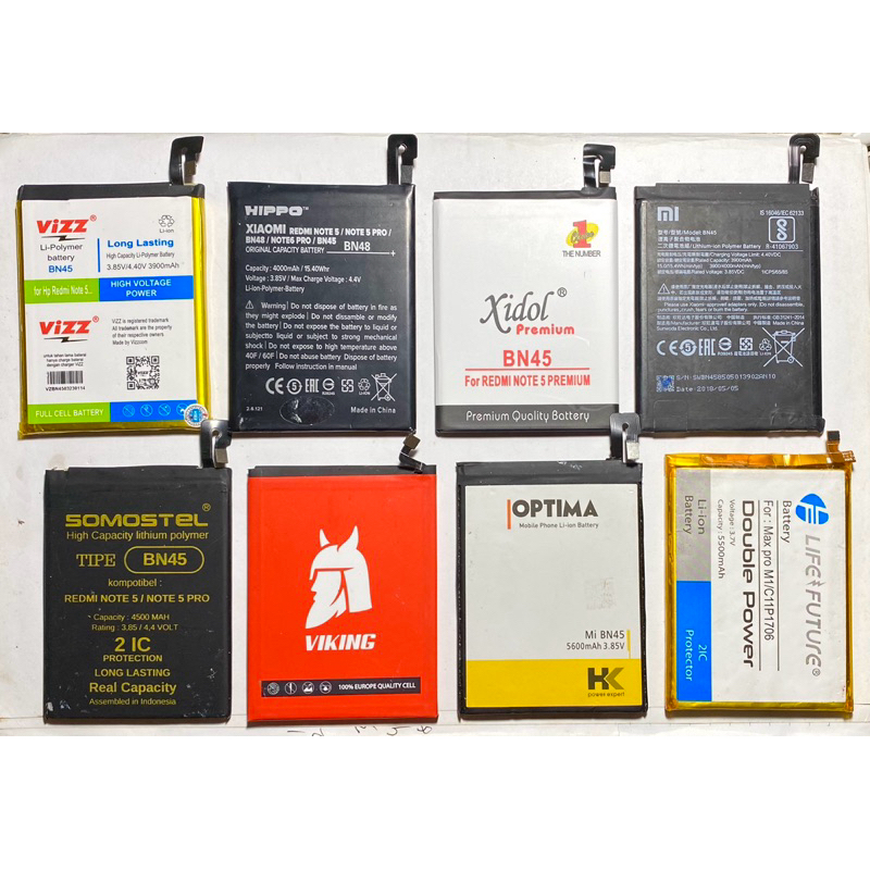 Jual BATERAI BATRE BN45 XIAOMI REDMI NOTE 5 PRO/REDMI NOTE 6PRO BN48 ...