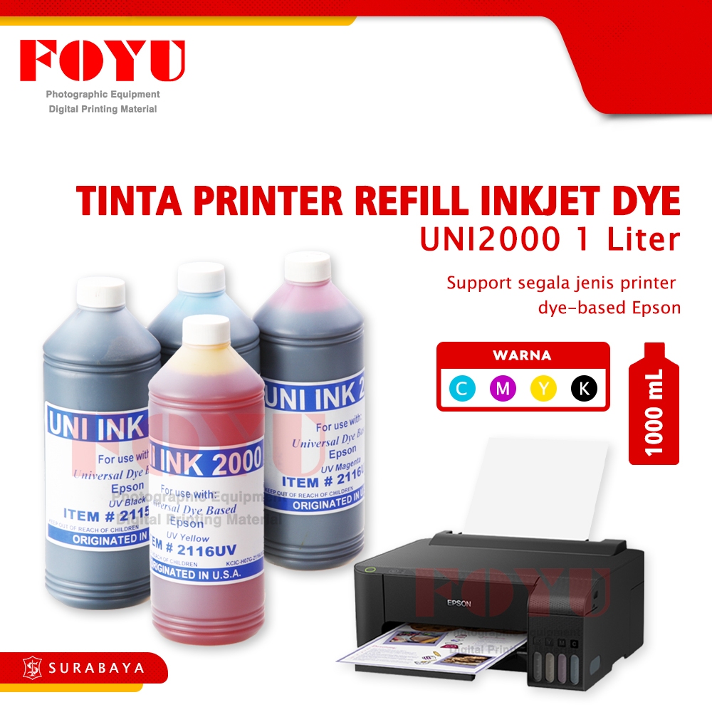 Jual Tinta Warna Color Cetak Foto Photo Picture Printer Refill ...