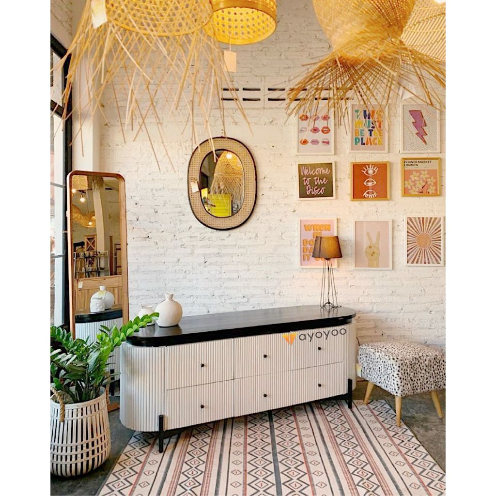 Jual Ayoyoo Alexa Cabinet - Lemari Serbaguna Kayu Jati Rotan | Shopee ...