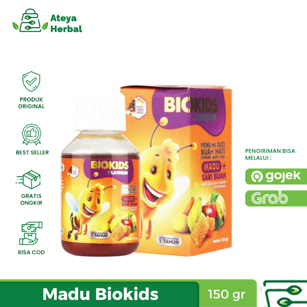 Jual BIOKIDS PLATINUM | Suplemen Penambah Nafu Makan dan Tumbuh Kembang Anak | 150gr | Shopee ...