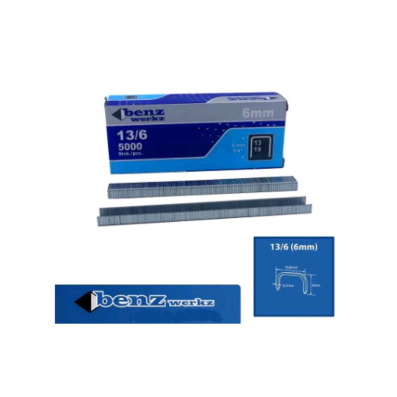 Jual Isi Staples Paku Tembak 13/6 BENZ 13/6 Kodenki 13/6 Kraftig 13/6 ...