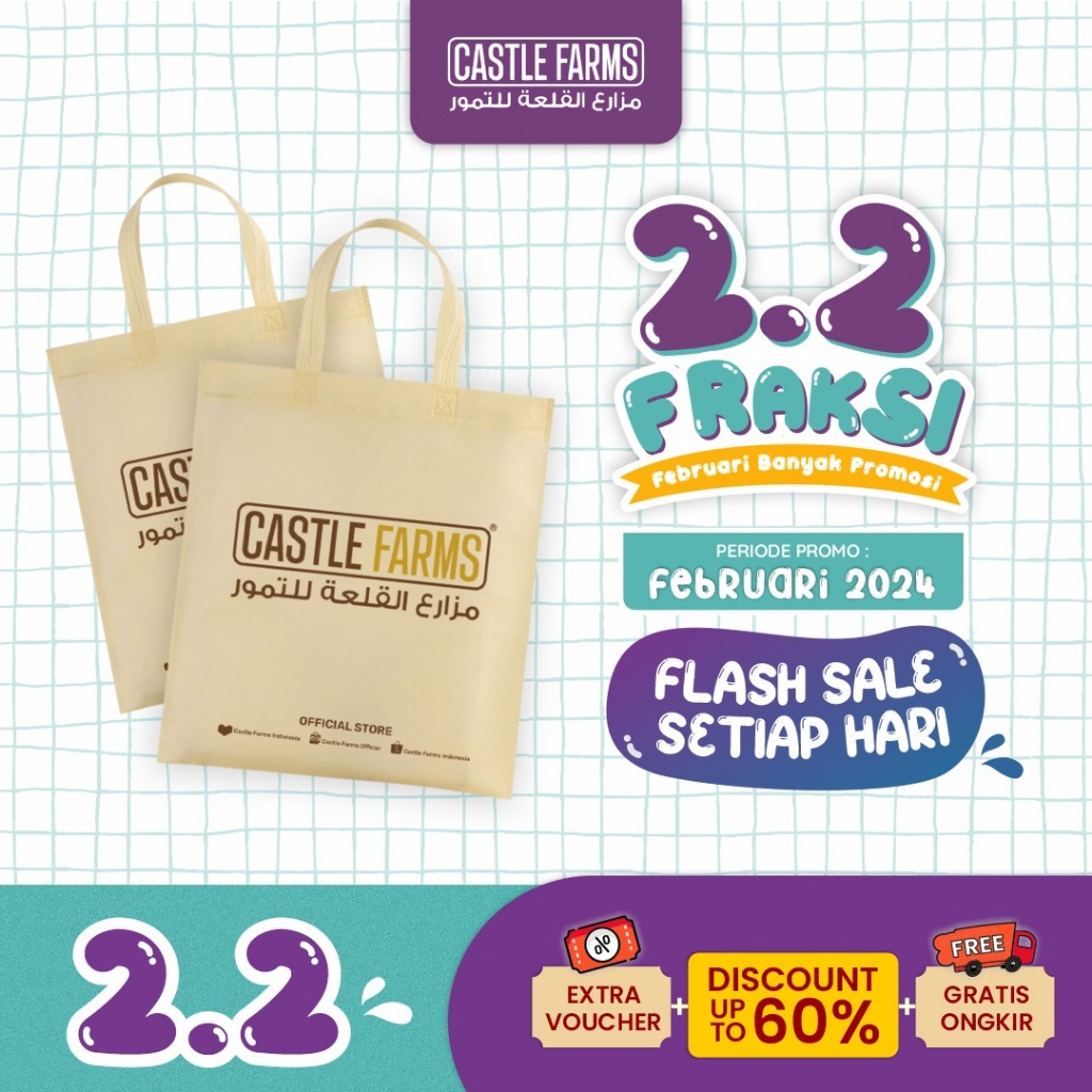 Jual Castle Farms Tote Bag Kecil | Shopee Indonesia