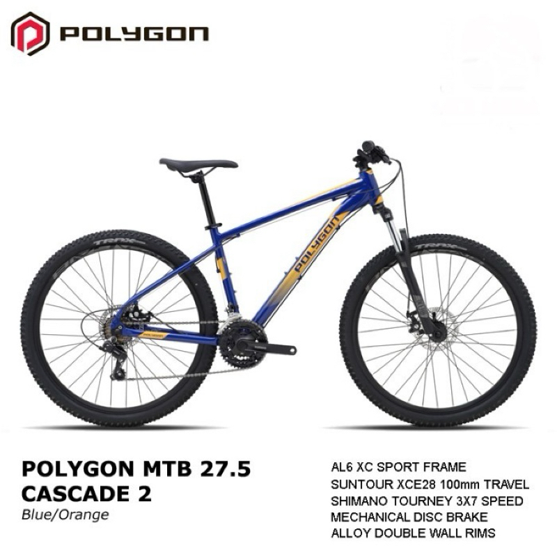 Jual Sepeda Mtb Polygon 27.5” Cascade 2 Sepeda Polygon C2 murah ...