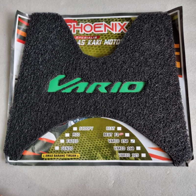 Jual Alas Kaki Karpet Motor Double Spoon Tulisan Press ALL VARIO 150 ...