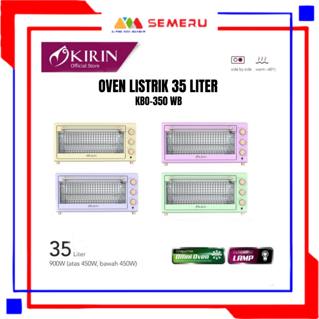 Jual KIRIN OVEN LISTRIK 35 L KBO-350 WB | Shopee Indonesia
