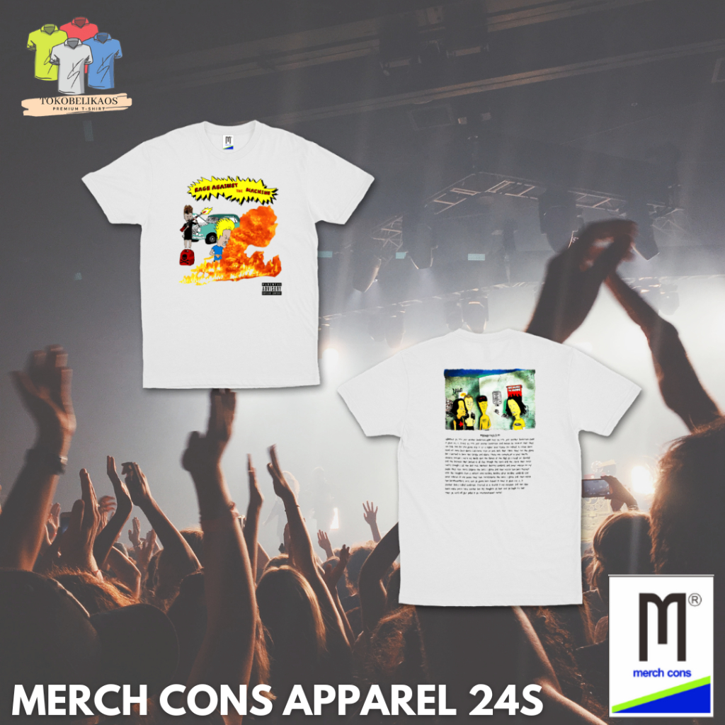 Jual PMD334 | KAOS BAND RAGE AGAINST THE MACHINE X BEAVIS TAG MERCHCONS ...