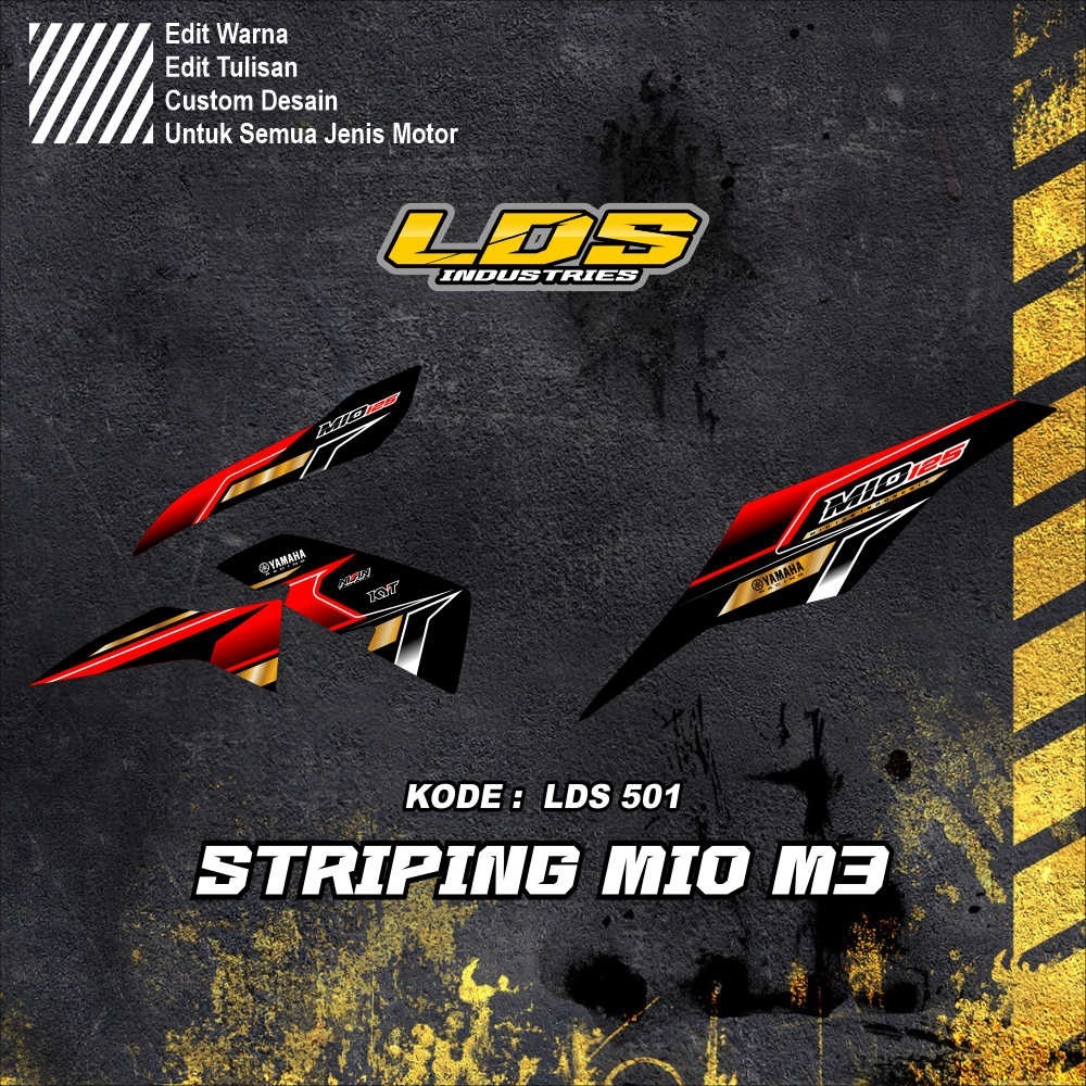 Jual Sticker Striping Mio M3 Mio Z Mio 125 Keren Terbaru - Decal Stiker ...