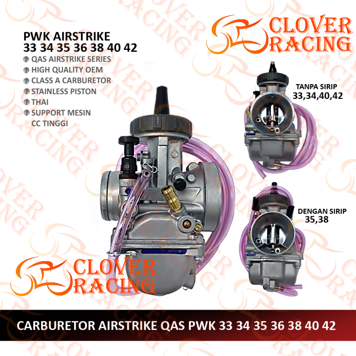 Jual [ BISA COD ] KARBURATOR AIRSTRIKE PWK 33 34 35 36 38 40 42 CARBURETOR PWK33 PWK34 PWK35 ...